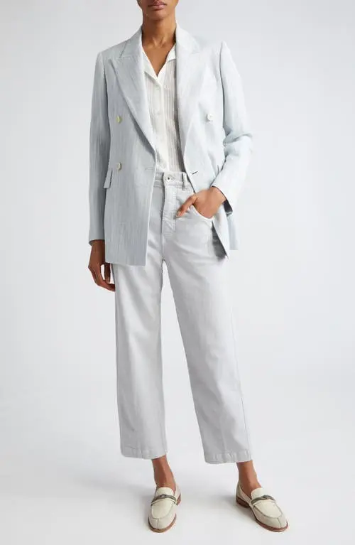 Eleventy Textured Linen-blend Blazer