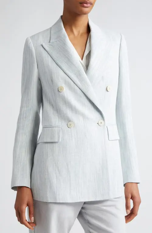 Eleventy Textured Linen-blend Blazer