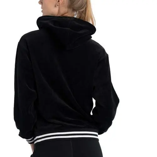 LUSSO Phoenix Suns Nellie Oversized Velour Pullover Hoodie