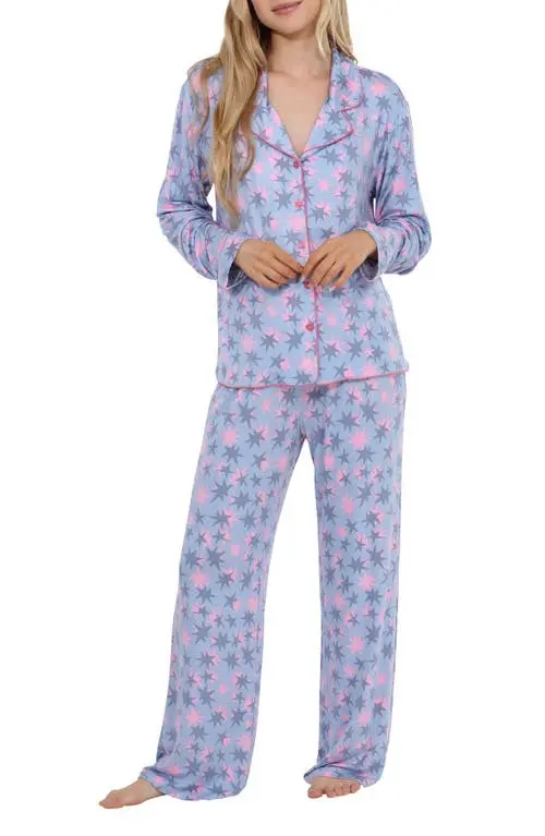 Honeydew Intimates All American Long Sleeve Jersey Pajamas - Moonstruck Stars