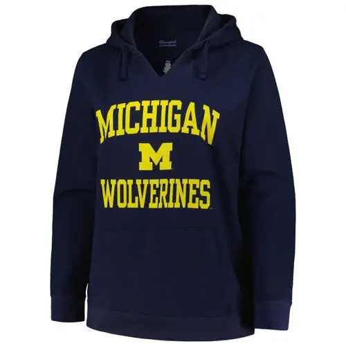 Champion Michigan Wolverines Notch Neck Pullover