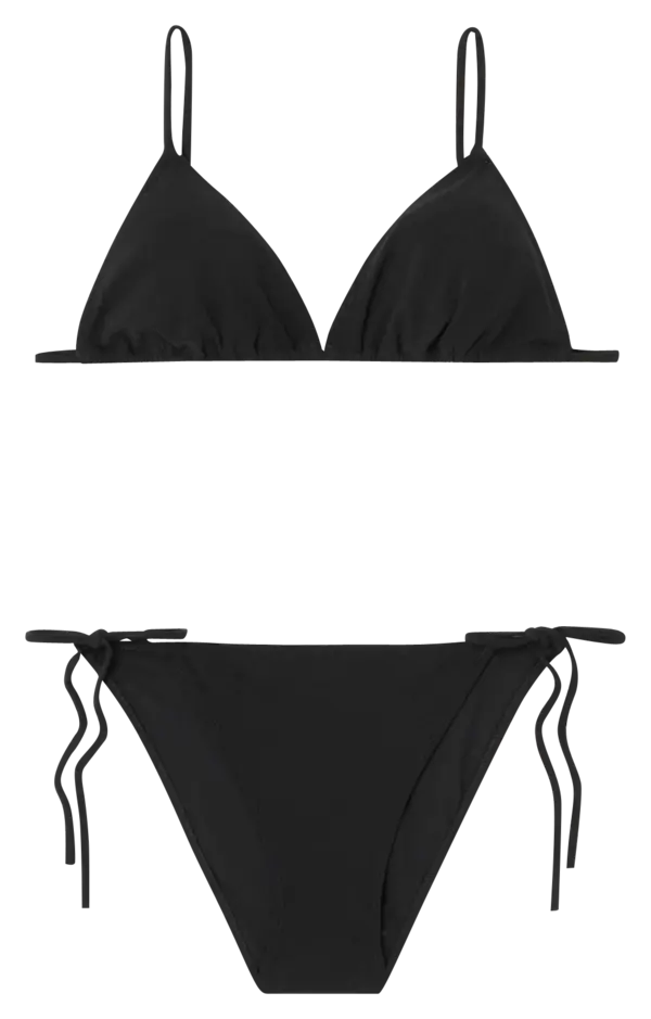 LIDO Net Sustain Venti Triangle Bikini - Black