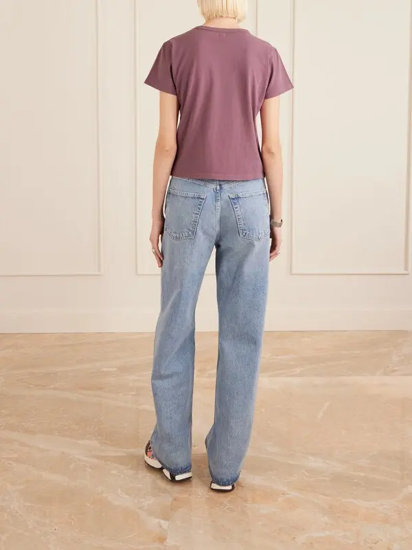 LESET Margo Cotton-jersey T-shirt - Pink