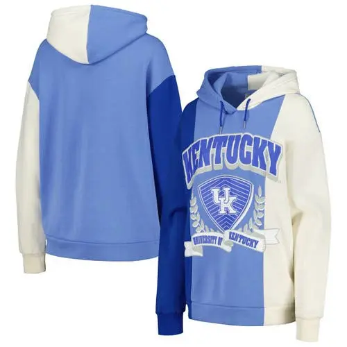 GAMEDAY COUTURE Kentucky Wildcats Hall Of Fame Colorblock Pullover Hoodie - Royal