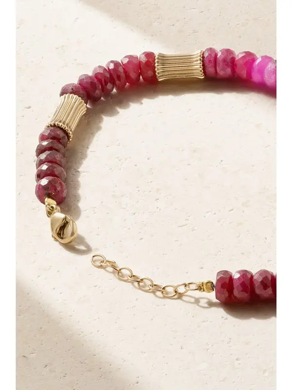 Jia Jia Jumbo 14-karat Gold Ruby Bracelet