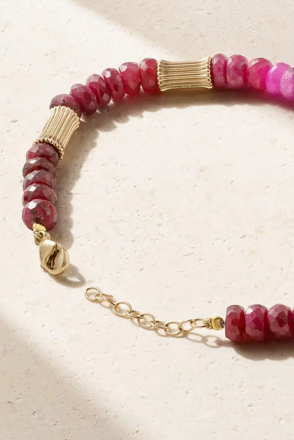 Jia Jia Jumbo 14-karat Gold Ruby Bracelet