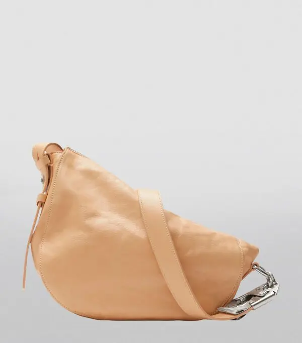 Burberry Small Leather Knight Shoulder Bag