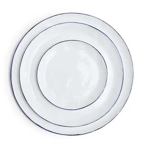 FELDSPAR Set Of 4 Cobalt Cake Plates