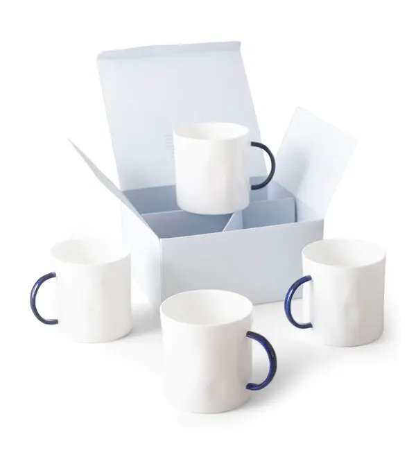 FELDSPAR Set Of 4 Cobalt Tea Mugs