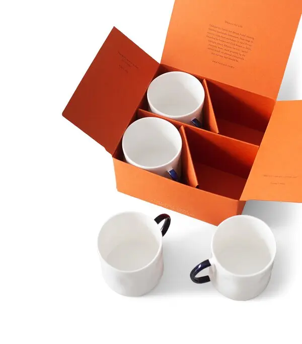 FELDSPAR Set Of 4 Cobalt Coffee Mugs