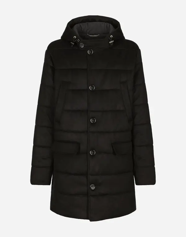 Dolce & Gabbana Quilted Cashmere Parka