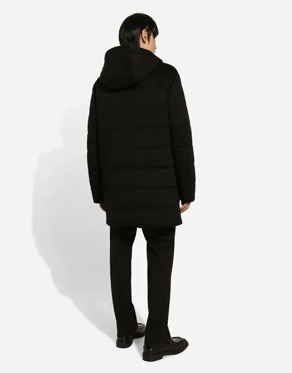 Dolce & Gabbana Quilted Cashmere Parka