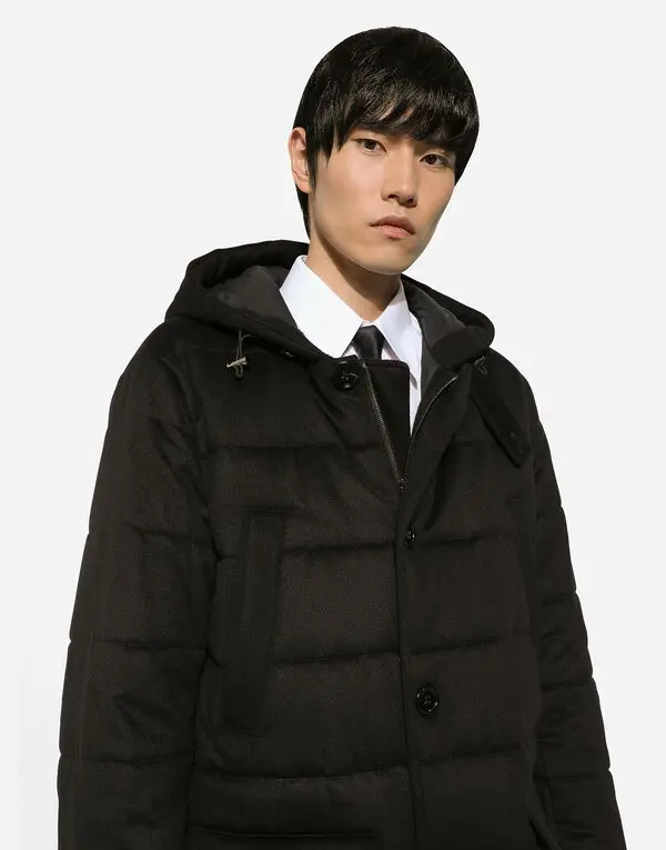 Dolce & Gabbana Quilted Cashmere Parka