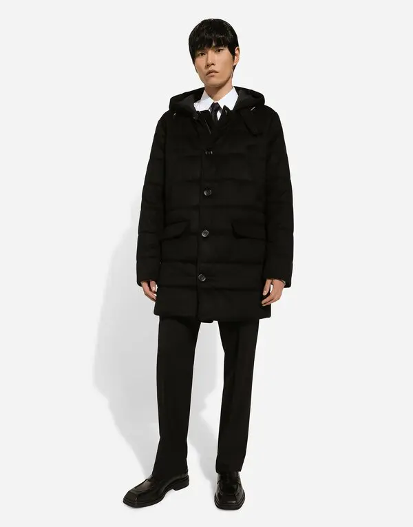 Dolce & Gabbana Quilted Cashmere Parka