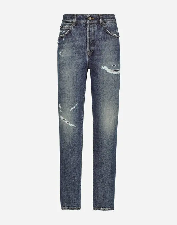 Dolce & Gabbana Ripped Denim Jeans