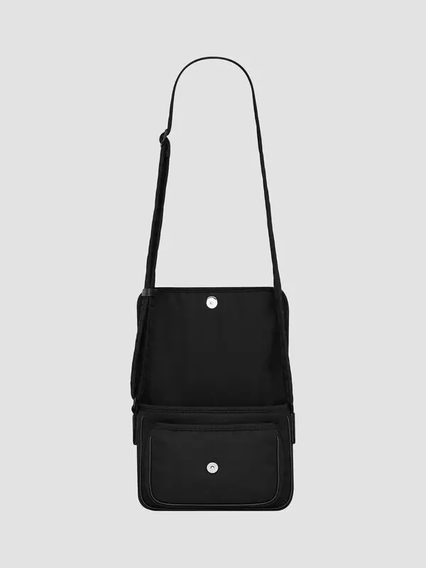 Saint Laurent Niki Messenger Bag In Nylon