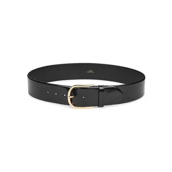 TOTEME Wide Leather Trouser Belt