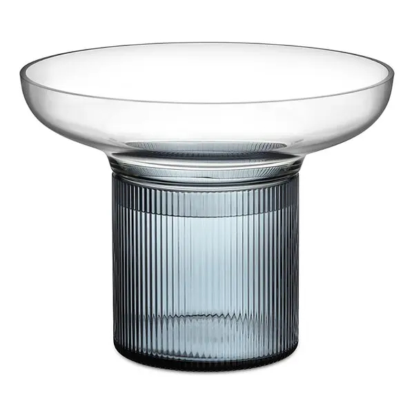 ORREFORS Ensemble Vase, Medium - Blue/gray