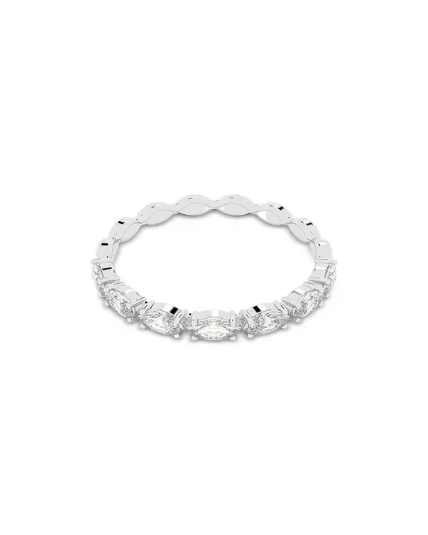SWAROVSKI Matrix Marquise Cut Stack Ring - Silver