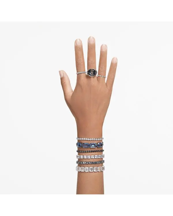 SWAROVSKI Matrix Marquise Cut Stack Ring - Silver