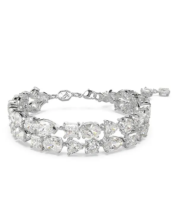 SWAROVSKI Mesmera Rhodium Plated Bracelet - Silver