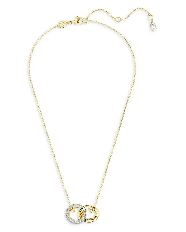 SWAROVSKI Dextera Interlocking Pendant Necklace - Gold