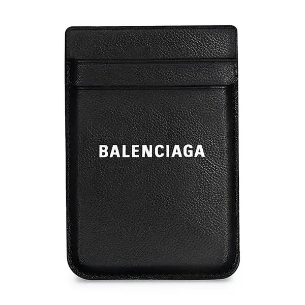 Balenciaga Cash Magnet Card Holder - Black L Wh
