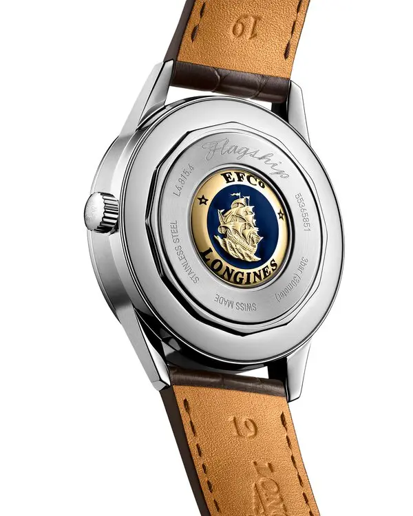LONGINES Flagship Heritage 38mm Watch - Ivory/brown