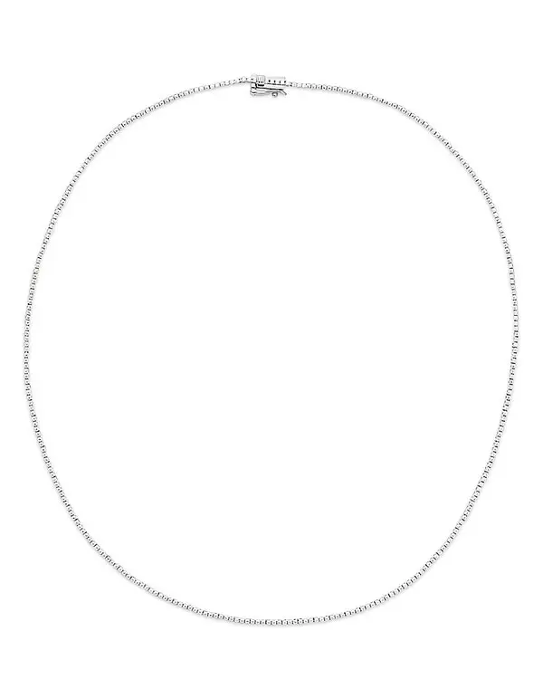 Bloomingdale'S Diamond Tennis Necklace, 2.0 Tcw - White