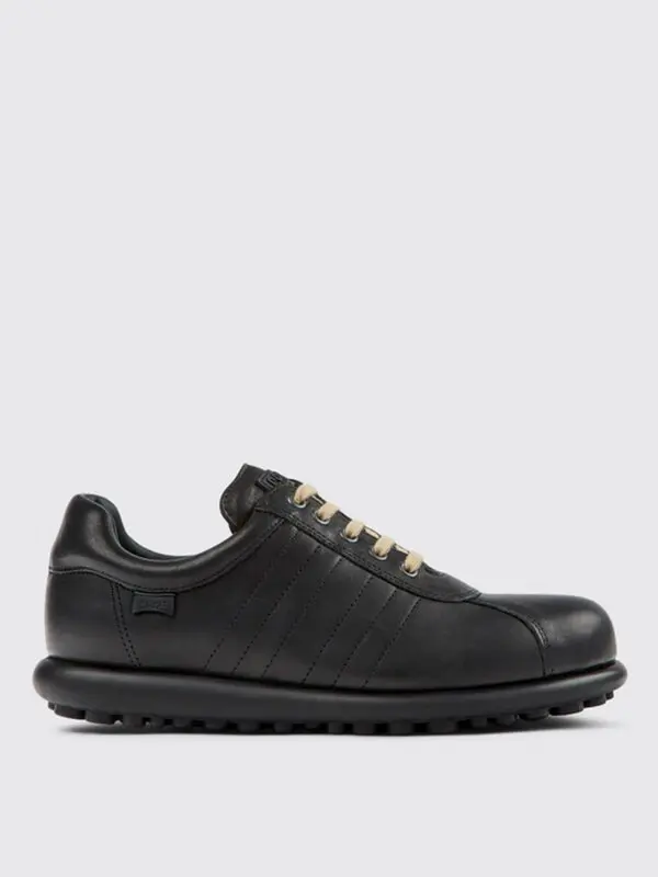 Camper Leather Lace-up Sneakers - Black