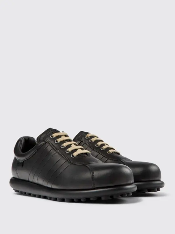 Camper Leather Lace-up Sneakers - Black