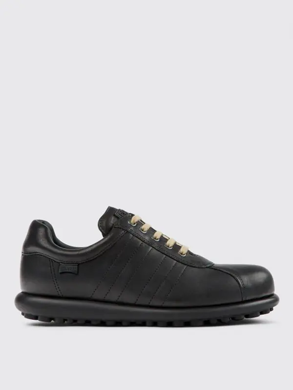 Camper Leather Lace-up Sneakers - Black