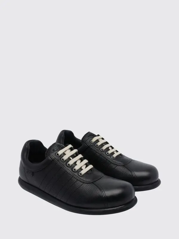 Camper Leather Lace-up Sneakers - Black