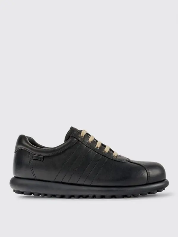 Camper Leather Lace-up Sneakers - Black