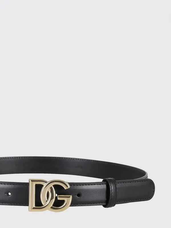 Dolce & Gabbana Leather Belt - Black
