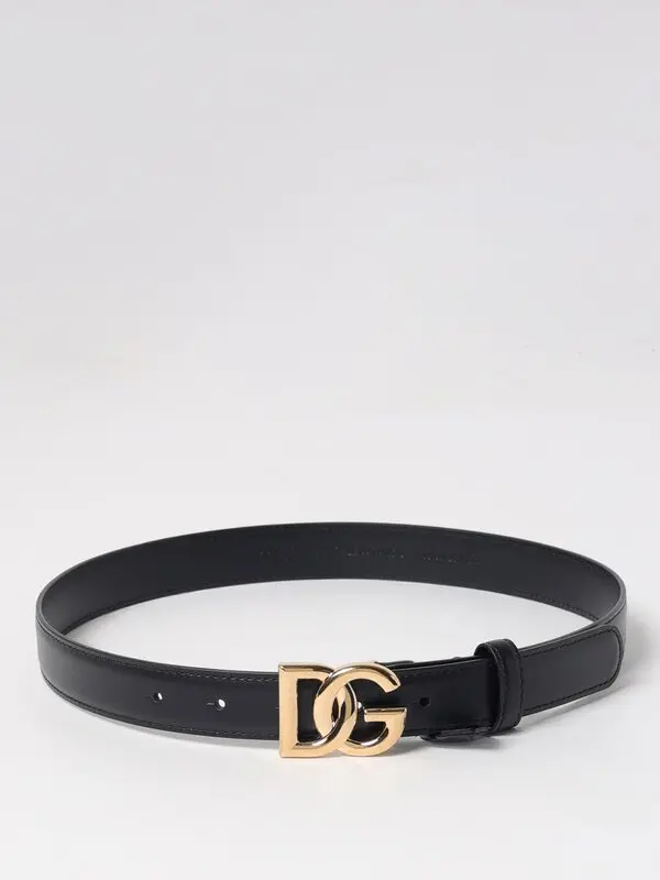 Dolce & Gabbana Leather Belt - Black