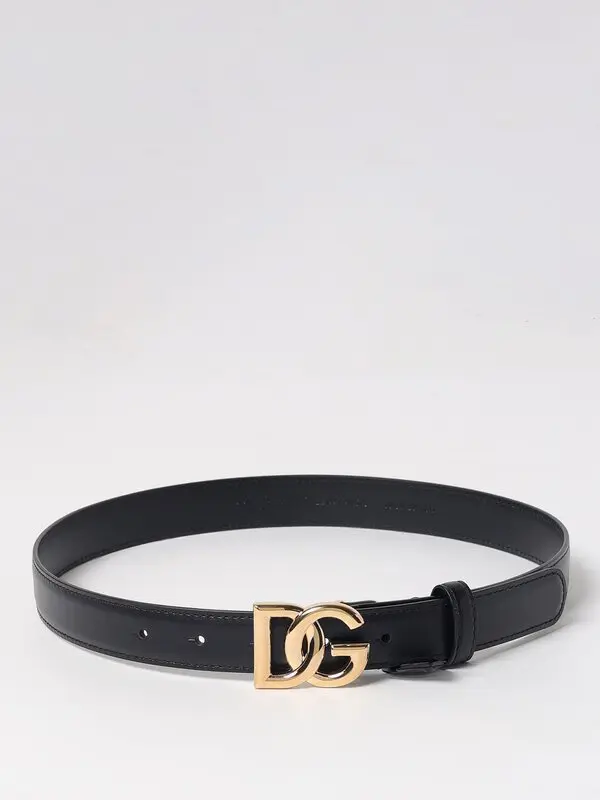 Dolce & Gabbana Leather Belt - Black