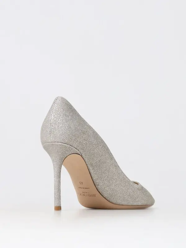 JIMMY CHOO Glitter Pumps - Champagne