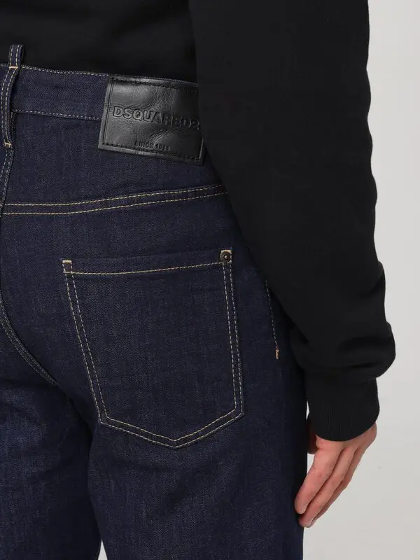 Dsquared2 Straight Leg Jeans - Blue