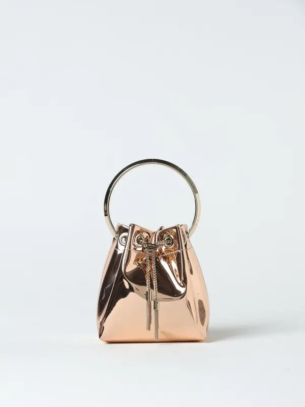 JIMMY CHOO Bon Bon Laminated Leather Bag