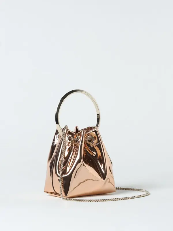 JIMMY CHOO Bon Bon Laminated Leather Bag