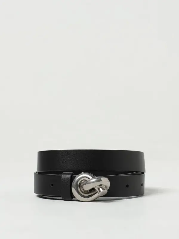 Bottega Veneta Leather Belt - Black