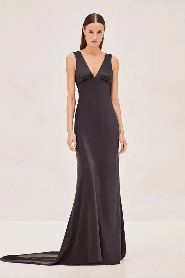 nice and clear long sleeve ribbed mini dress black Alex Mill Alexis Dress in Black Curated at Jake and Jones