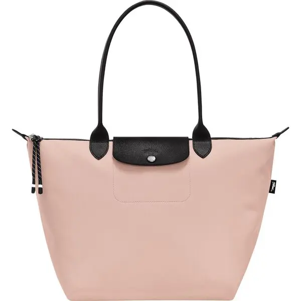 Longchamp Le Pliage Green Recycled Canvas Tote - Beige