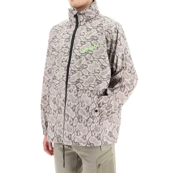 Kenzo Snakeskin Printed Jacket - Beige