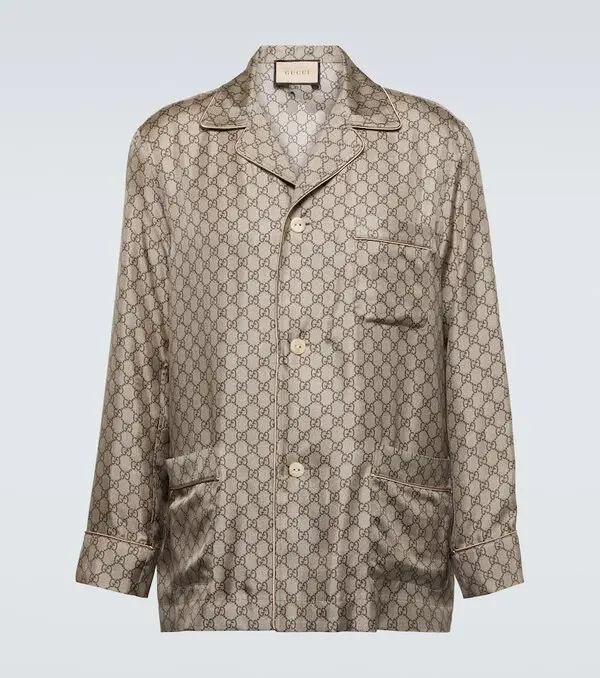 Gucci Gg Silk Shirt