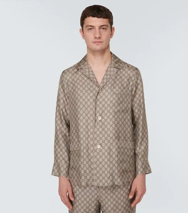 Gucci Gg Silk Shirt
