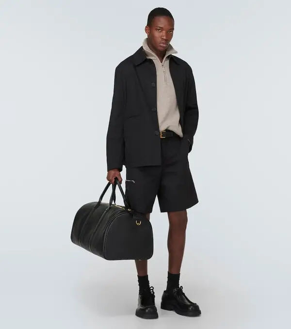 LANVIN Cotton-blend Chino Shorts