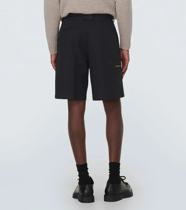 LANVIN Cotton-blend Chino Shorts