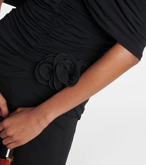 Magda Butrym Off-shoulder Cropped Blouse